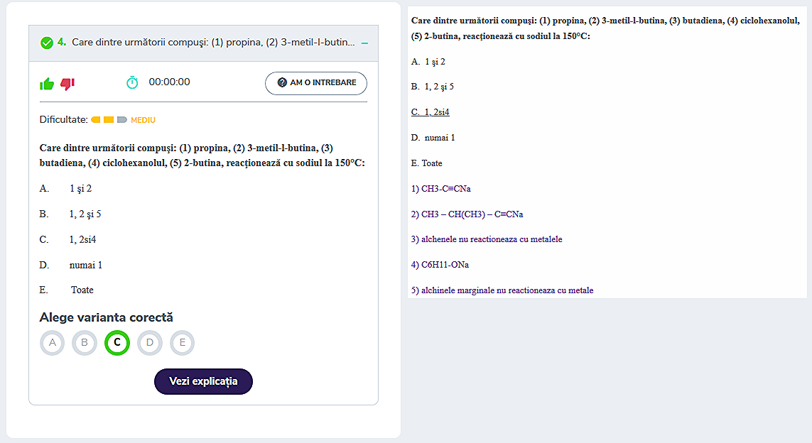 Compuși cu o grupare funcțională (derivați halogenati, alcooli/fenoli ...