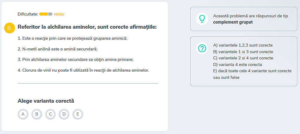 Compuși cu o grupare funcțională (derivați halogenati, alcooli/fenoli ...
